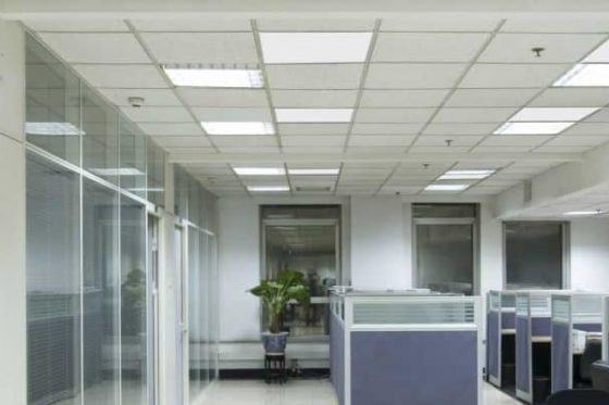 Infrared Ceiling Tile heaters: Herschel Select: offices schools care homes